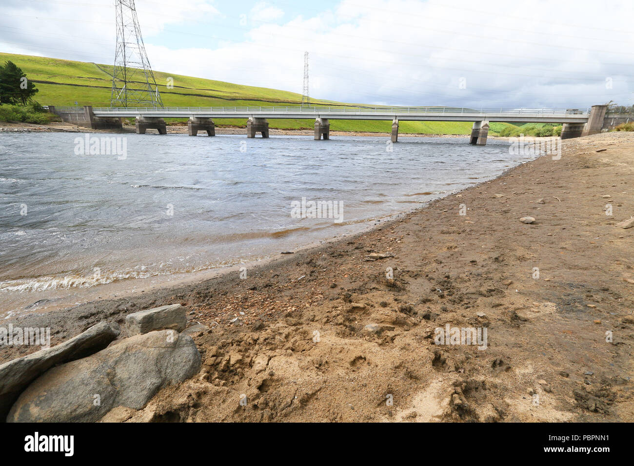 Ripponden, Yorkshire, 28 July 2018.UK The Yorkshire Water operated ...