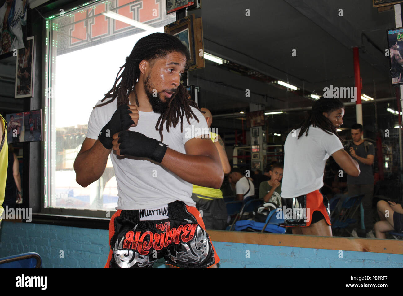 New York, New York, USA. 28th July, 2018. JohnÃ¢â‚¬â„¢s Boxing Gym ...