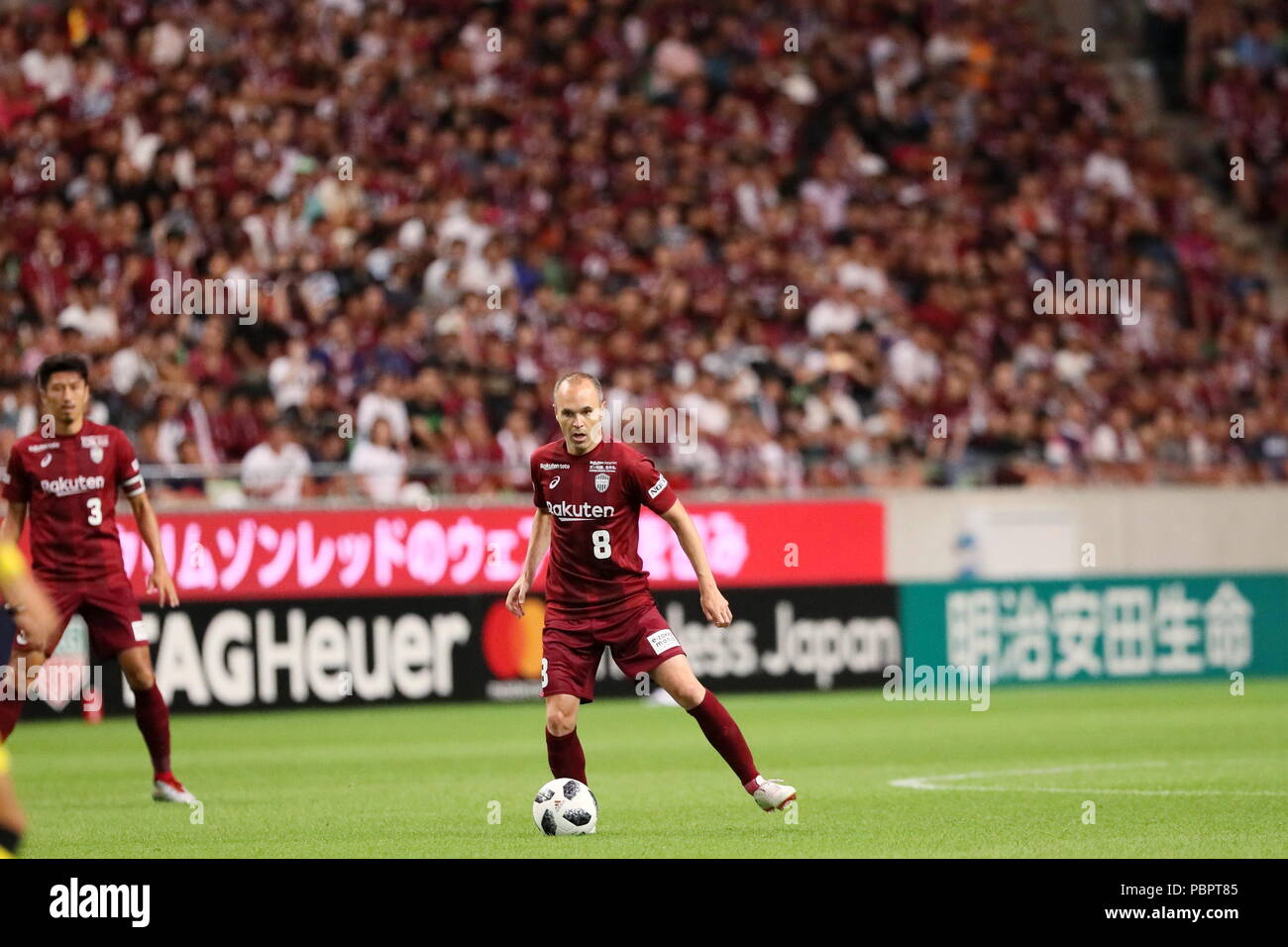 Hyogo, Japan. 28th July, 2018. Andres Iniesta (Vissel) Football/Soccer ...