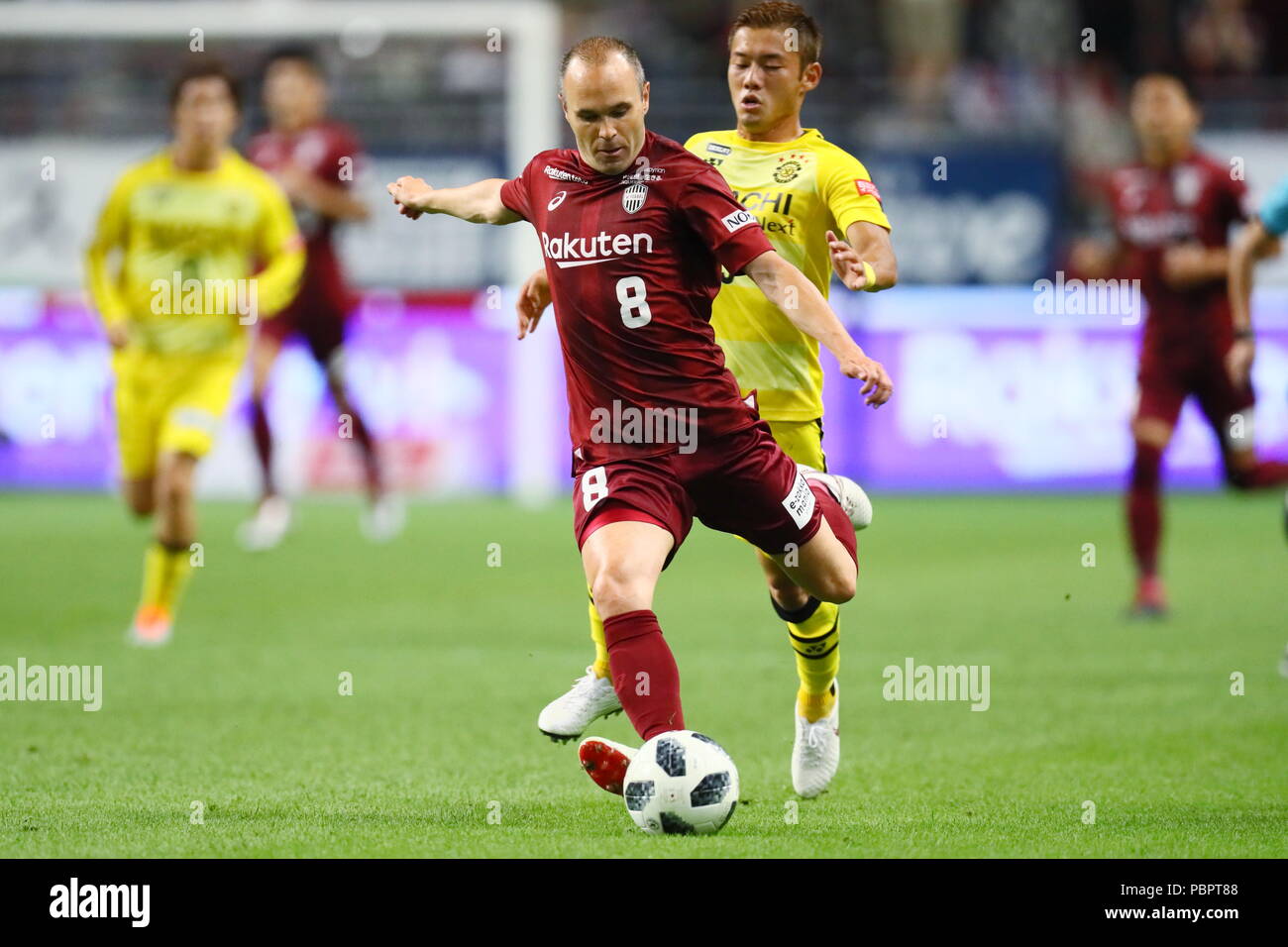 Hyogo, Japan. 28th July, 2018. Andres Iniesta (Vissel) Football/Soccer ...