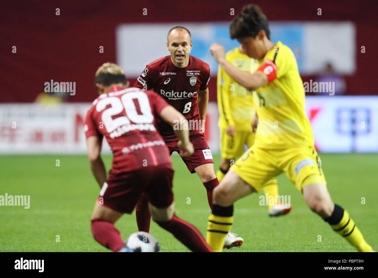 Hyogo, Japan. 28th July, 2018. Andres Iniesta (Vissel) Football/Soccer ...
