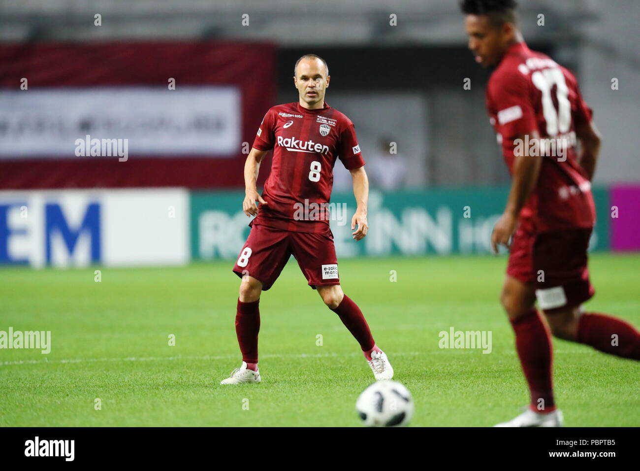Hyogo, Japan. 28th July, 2018. Andres Iniesta (Vissel) Football/Soccer ...