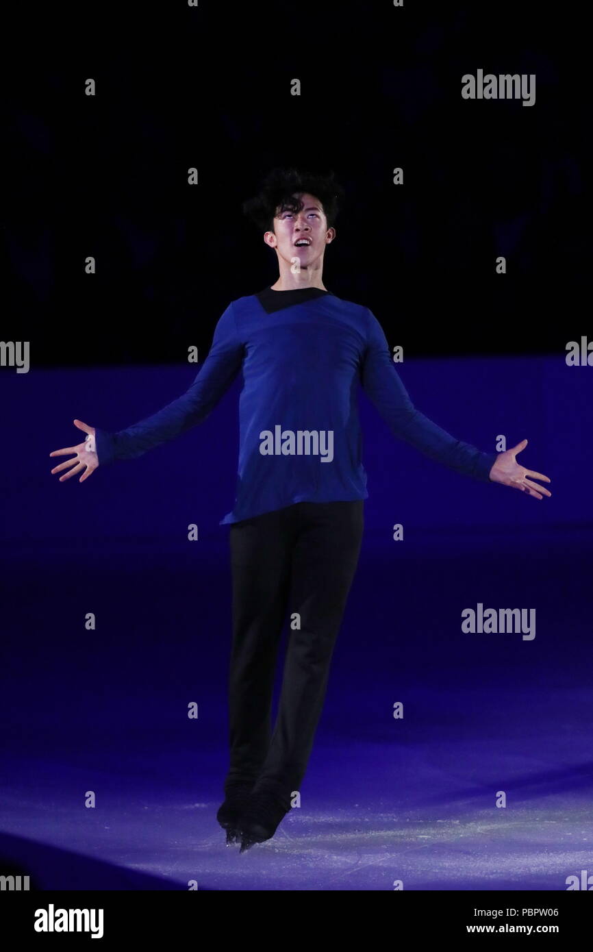 Osaka, Japan. 28th July, 2018. Nathan Chen Figure Skating : THE ICE ...