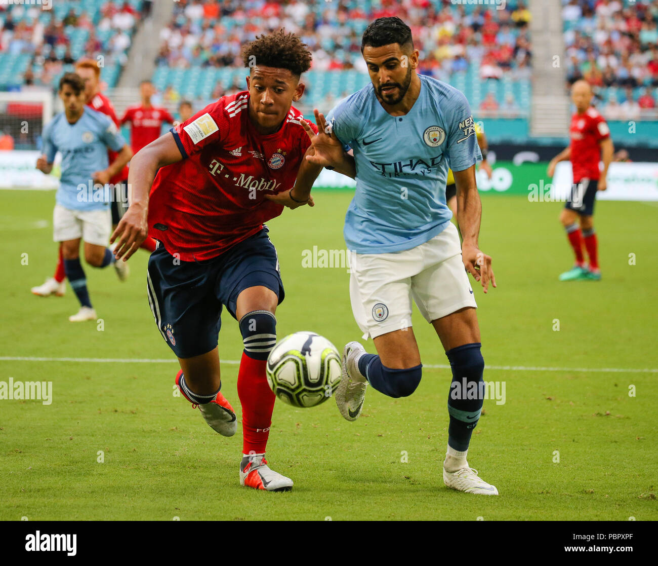 July 28, 2018 - Miami Gardens, Florida, U.S.- Manchester City forward ...