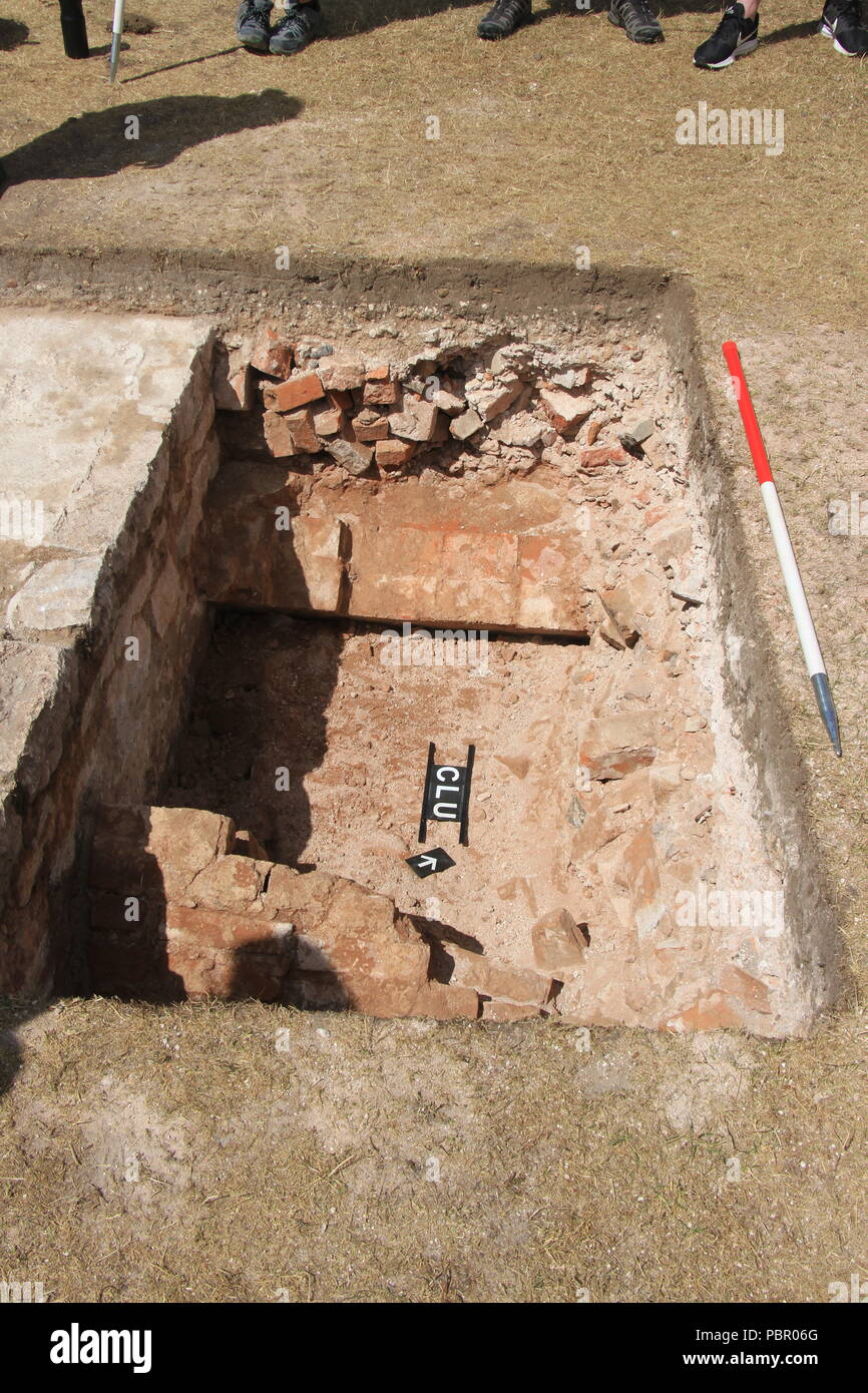 Clumber Park, Nottinghamshire, 28 July 2018. Archaeology at Clumber ...