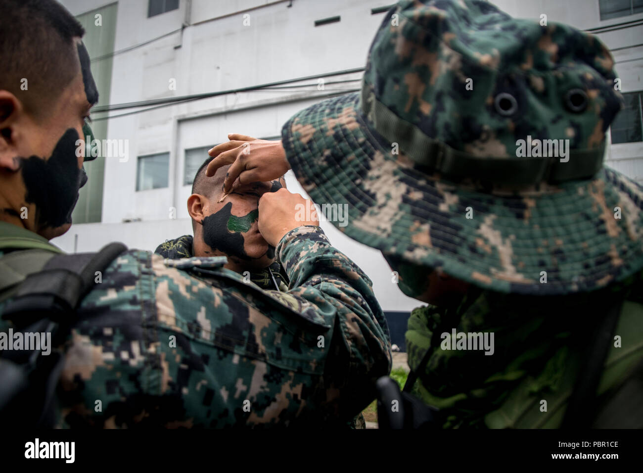 Lima, Lima Region, Peru. 29th July, 2018. Peruvian soldiers seen ...