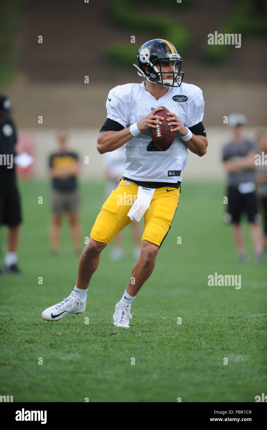July 28th, 2018: Steelers Mason Rudolph #2 during the Pittsburgh ...