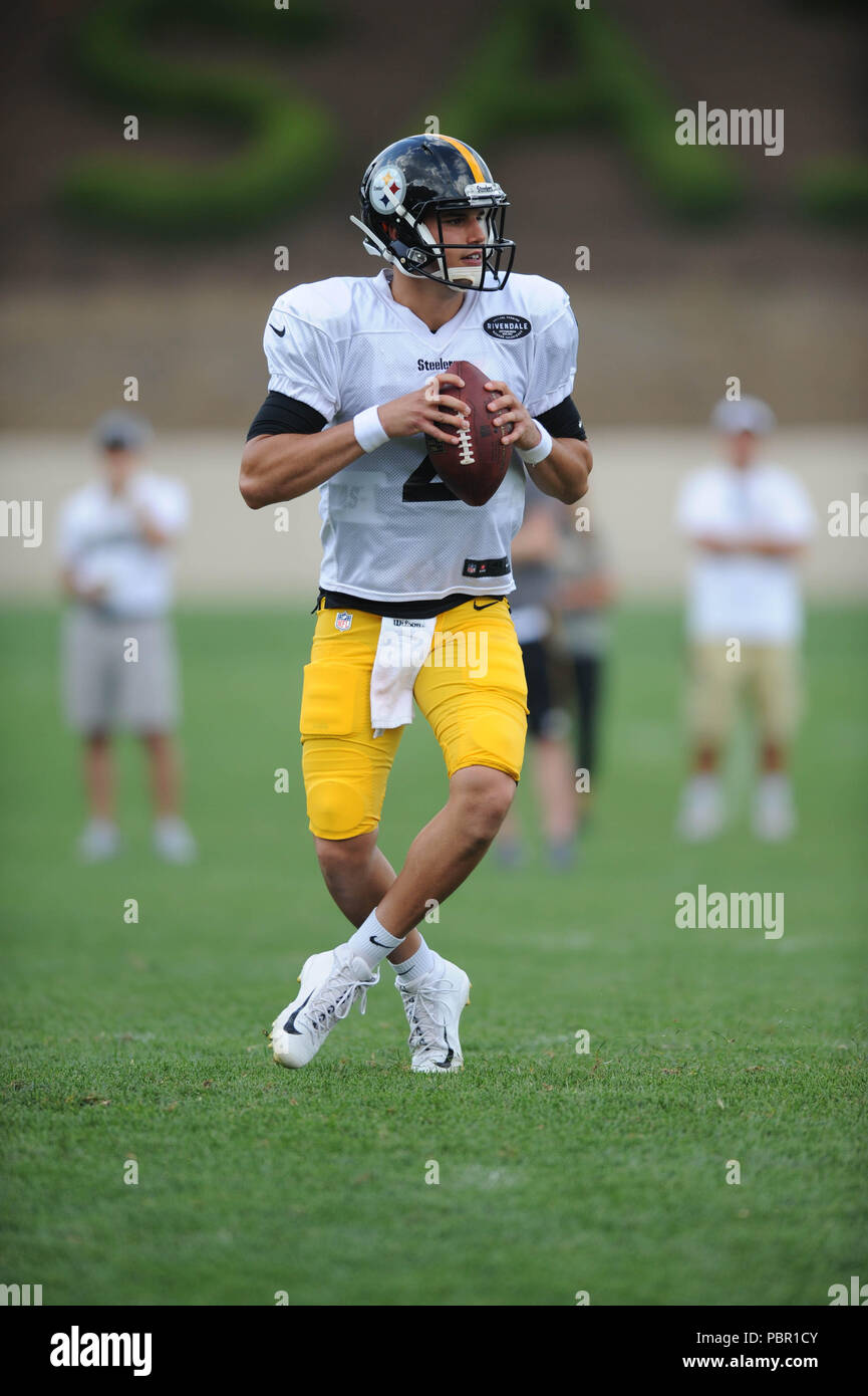 July 28th, 2018: Steelers Mason Rudolph #2 during the Pittsburgh ...