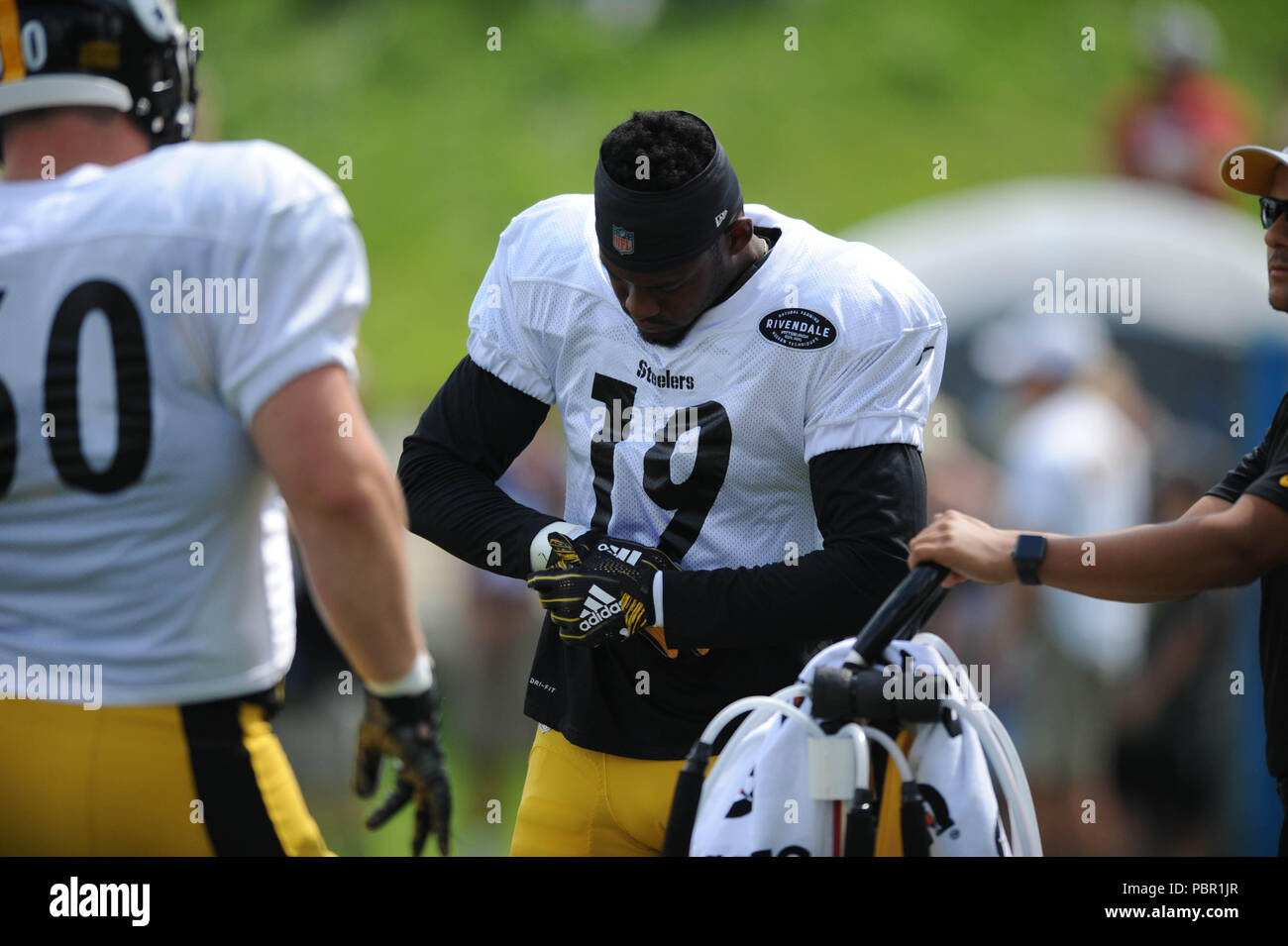 July 28th, 2018: Steelers JuJu Smith-Schuster #19 during the Pittsburgh ...