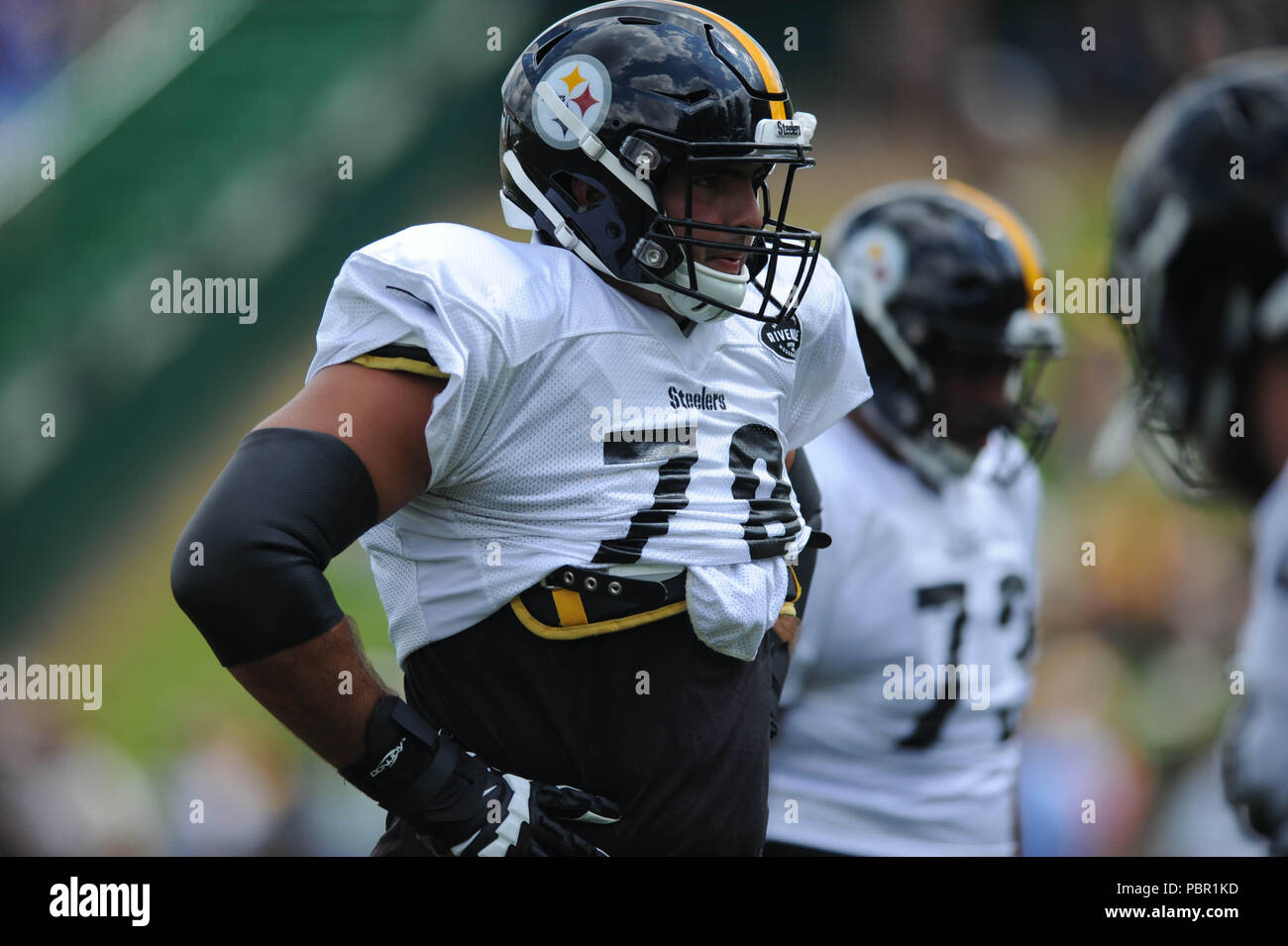 July 28th, 2018: Steelers Alejandro Villanueva #78 during the ...