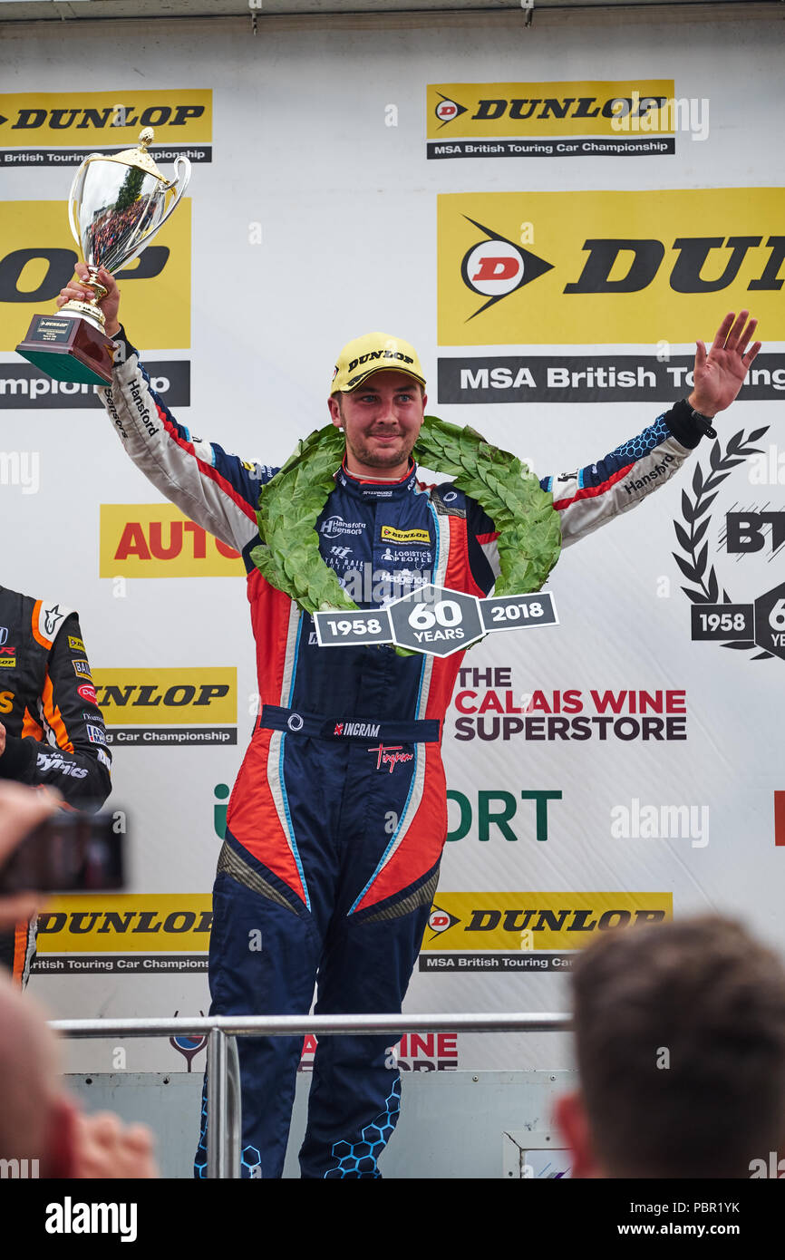 2018 btcc racing driver tom ingram and speedworks motorsport dr hi-res ...