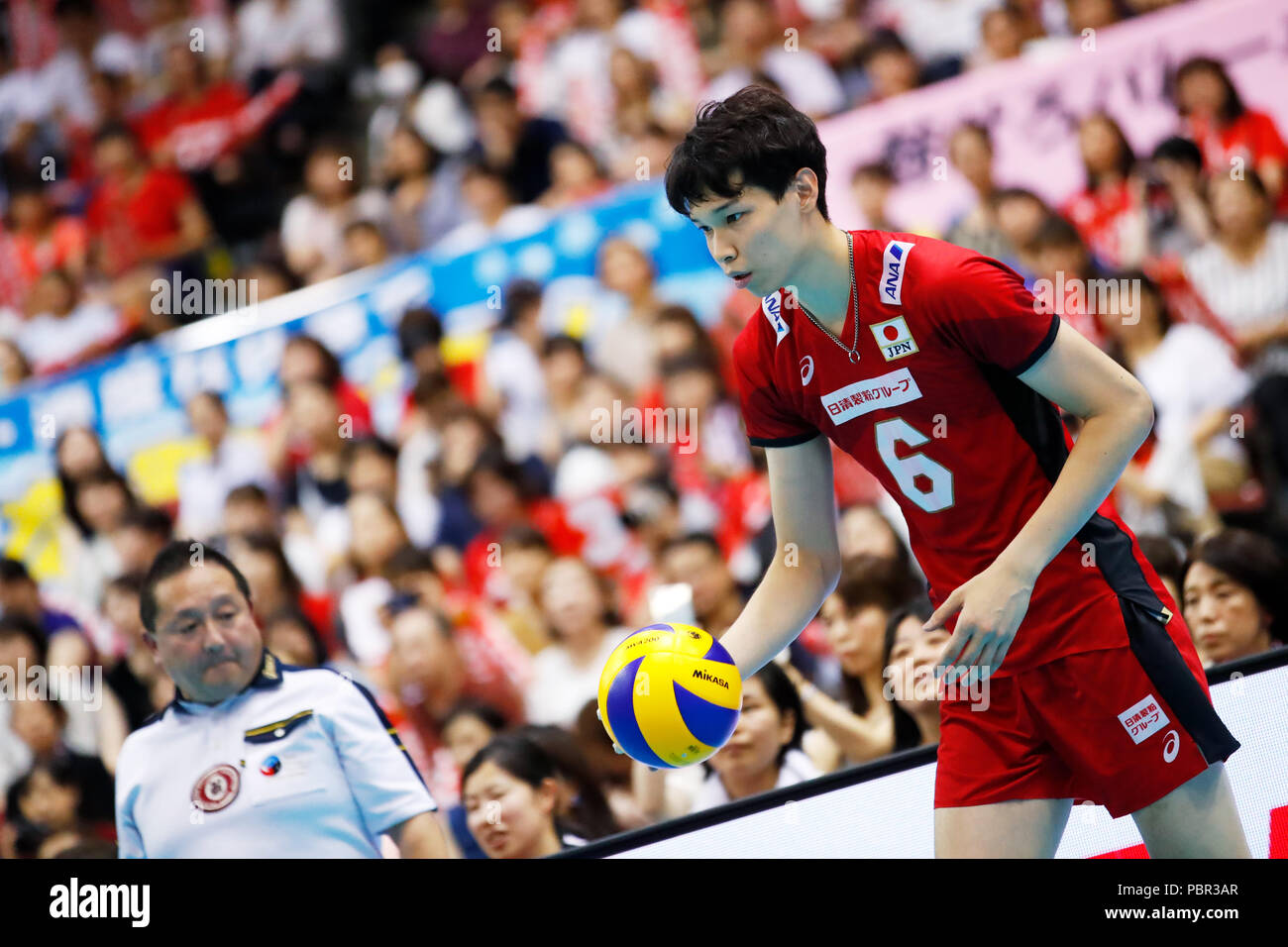 Funabashi Arena, Chiba, Japan. 29th July, 2018. Akihiro Yamauchi (JPN ...