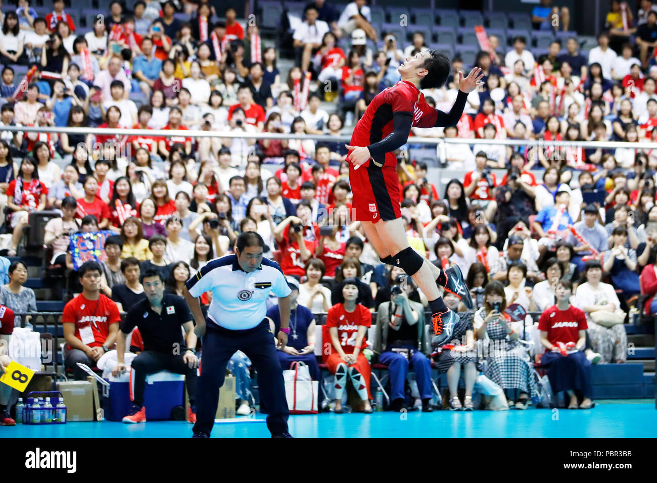 Funabashi Arena, Chiba, Japan. 29th July, 2018. Masahiro Yanagida (JPN ...