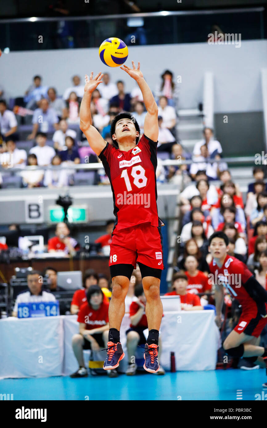 Funabashi Arena, Chiba, Japan. 29th July, 2018. Masahiro Sekita (JPN ...