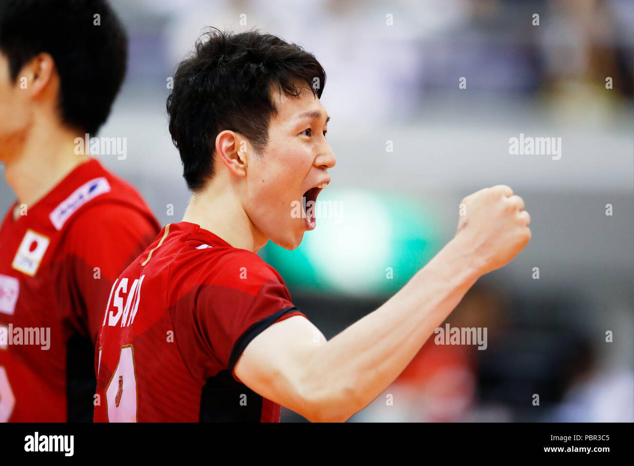 Funabashi Arena, Chiba, Japan. 29th July, 2018. Hiroaki Asano (JPN ...