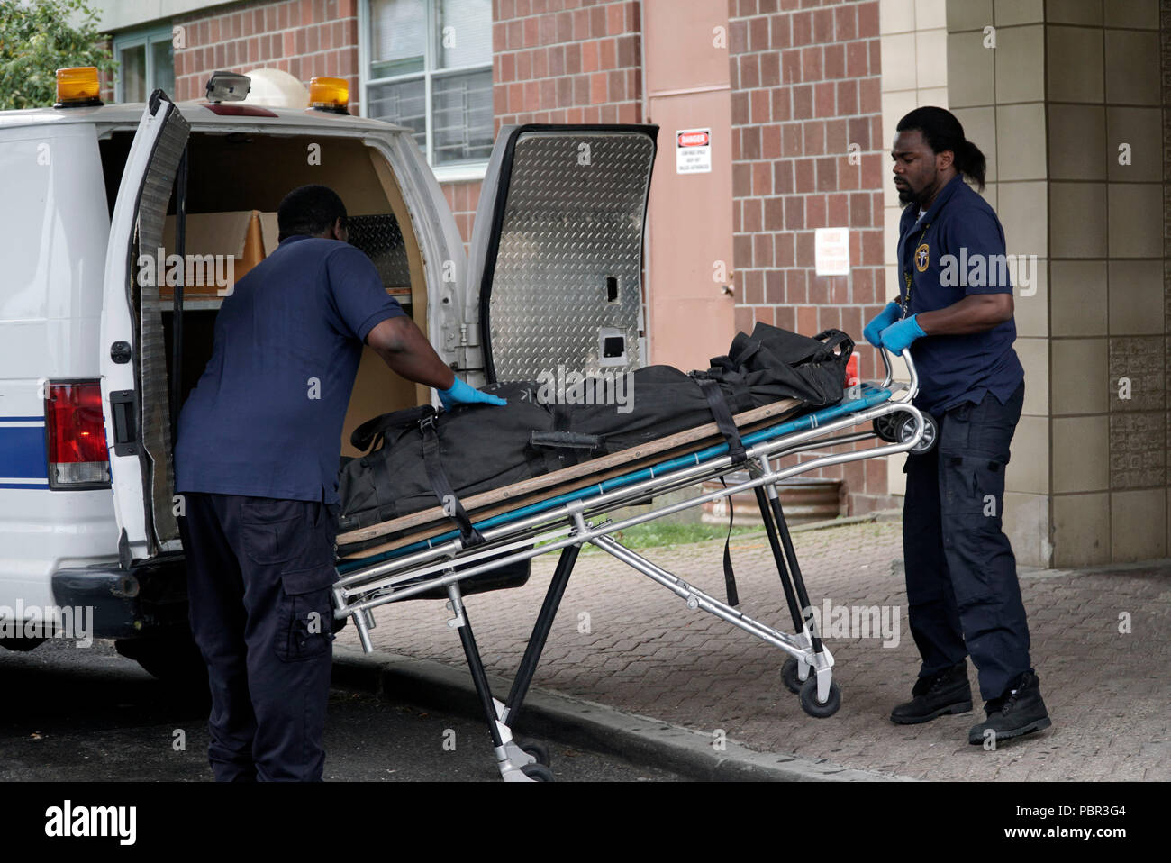 New York, New York, USA. 29th July, 2018. Chief Medical Examiner serves ...