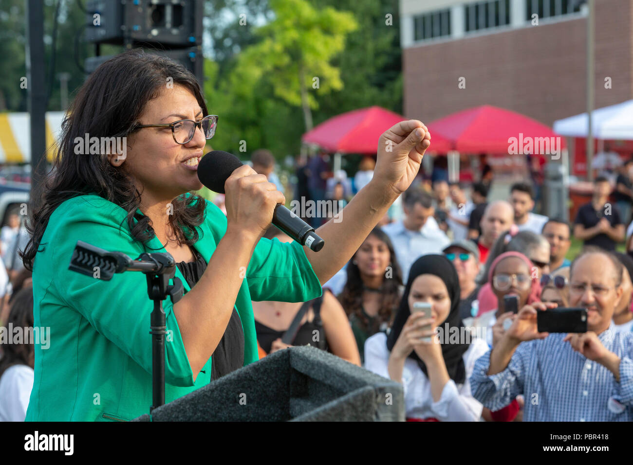 Rashida tlaib hi-res stock photography and images - Alamy