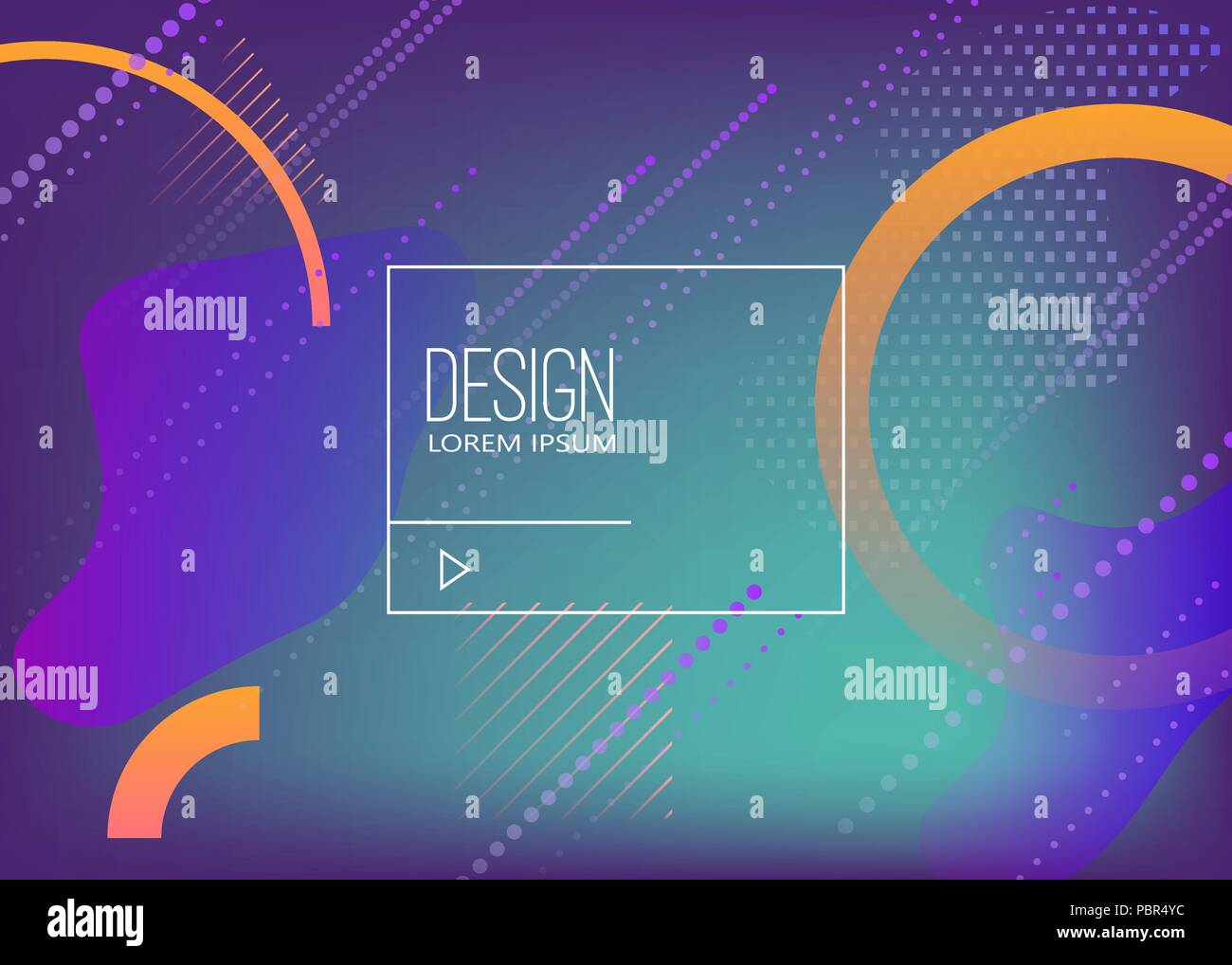 Abstract background with dynamic shape composition. Design element for ...