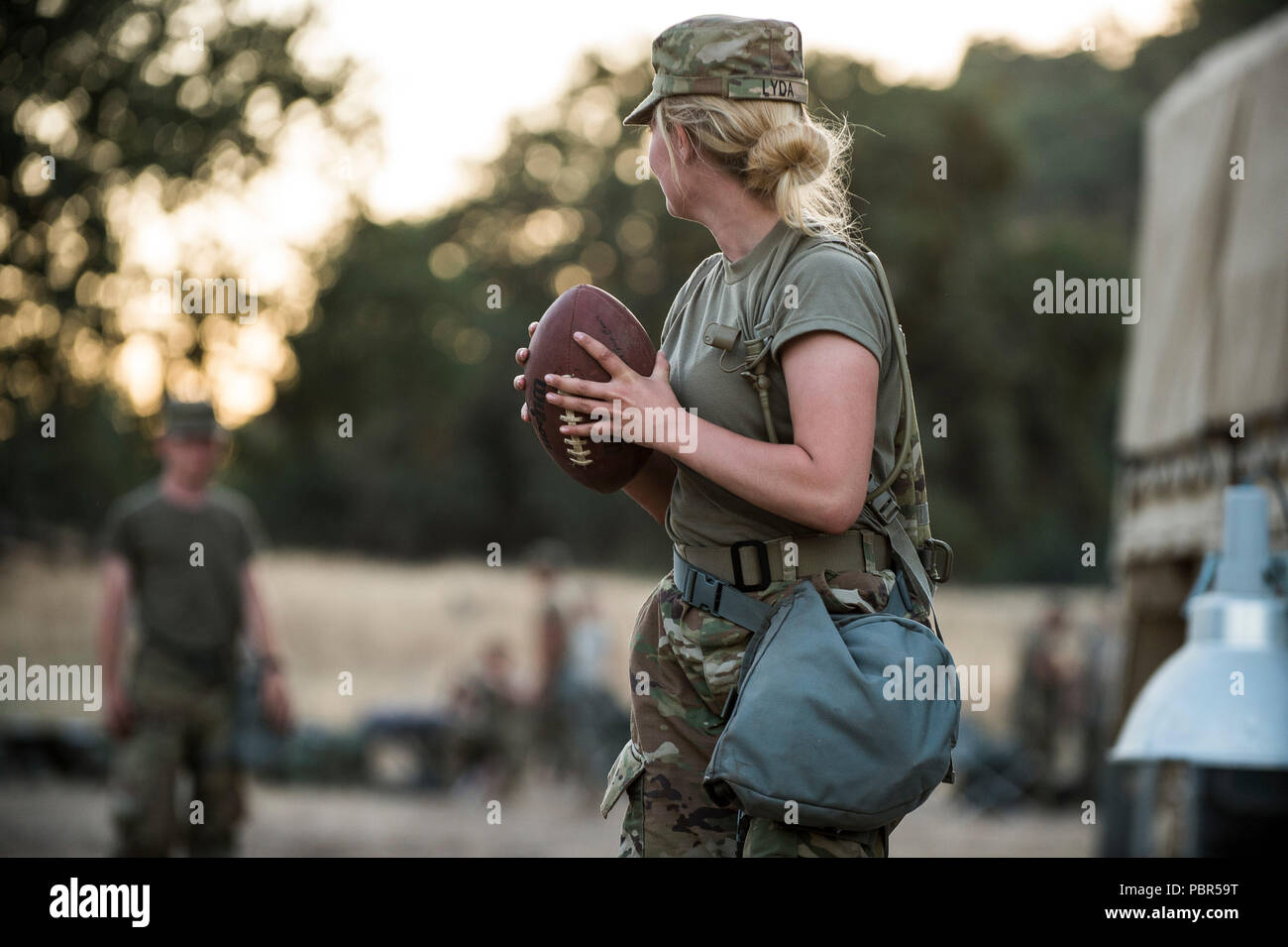 Pvt. Maura Lyda, a U.S. Army Reserve administrative specialist with the ...