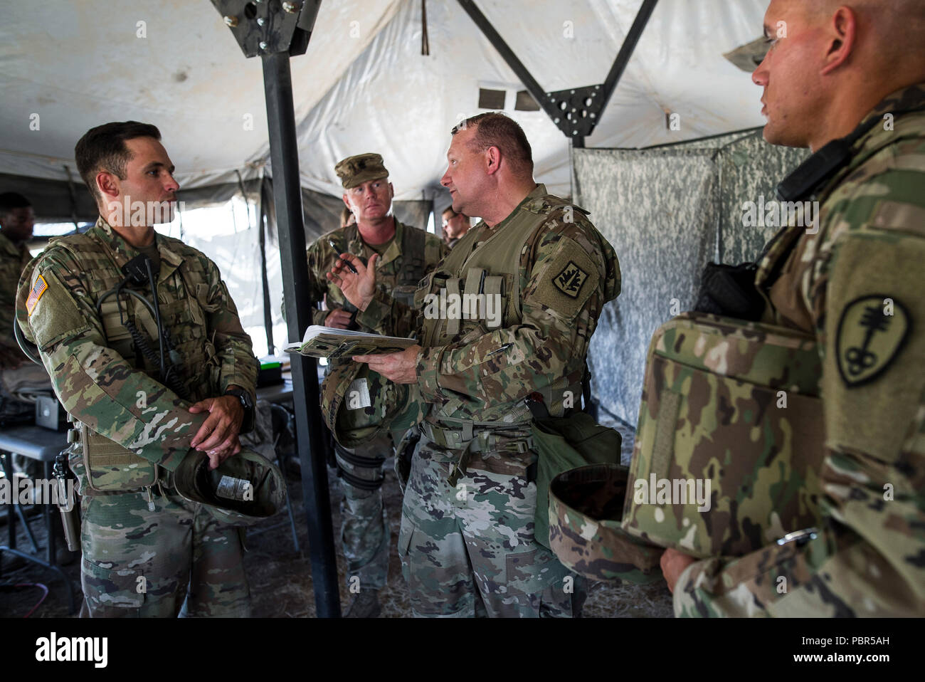 Lt. Col. Johnathan Bennett, U.S. Army Reserve commander of the 400th ...