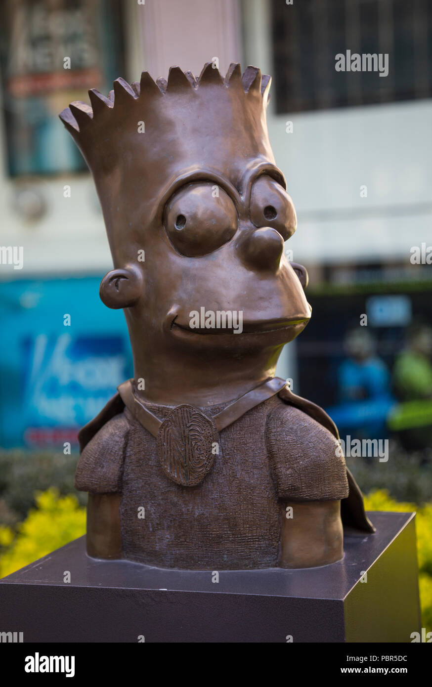 Bart simpson bartman hi-res stock photography and images - Alamy