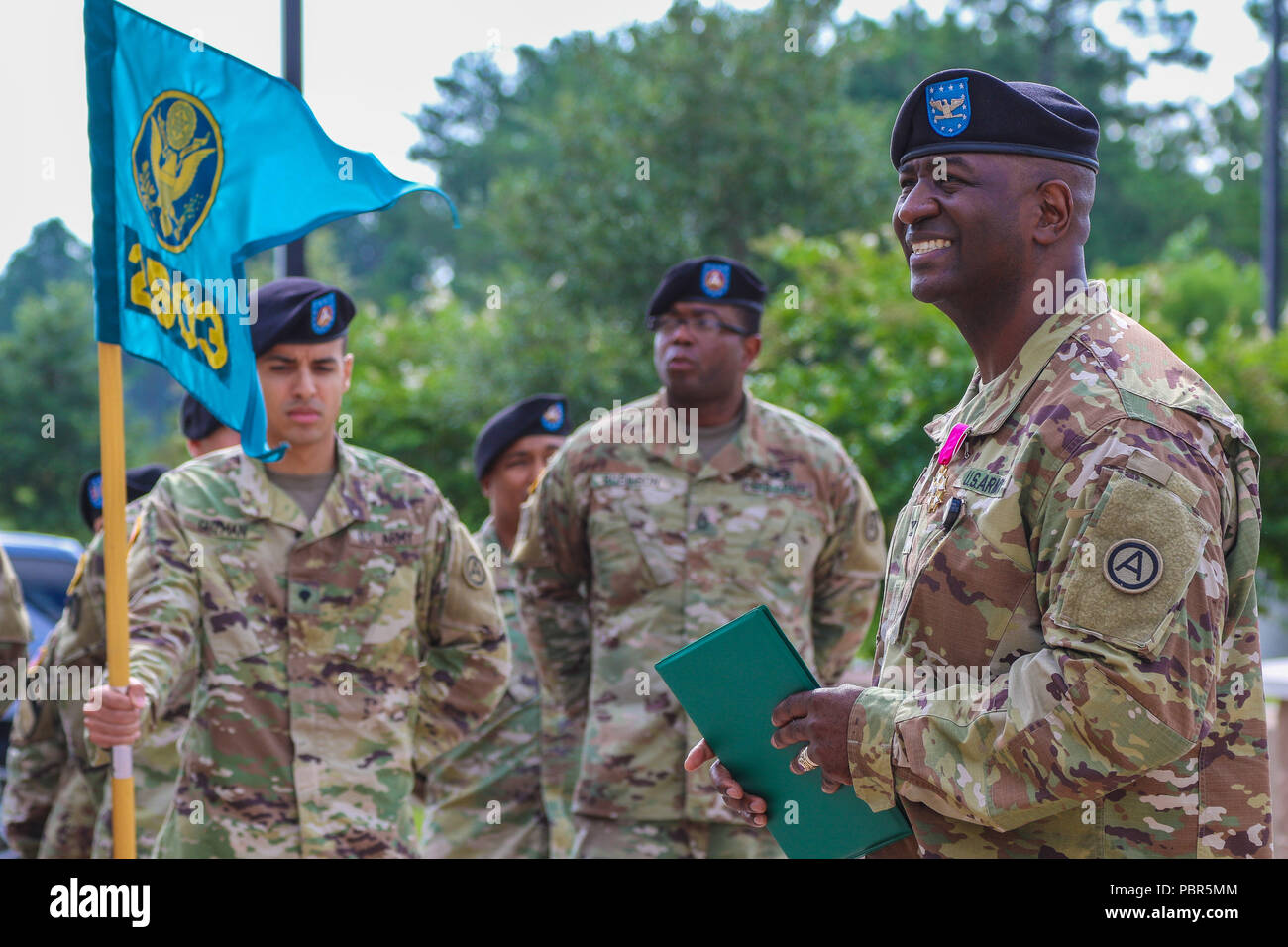 Col. Oscar W. Doward Jr., outgoing commander of the 2503rd Digital ...