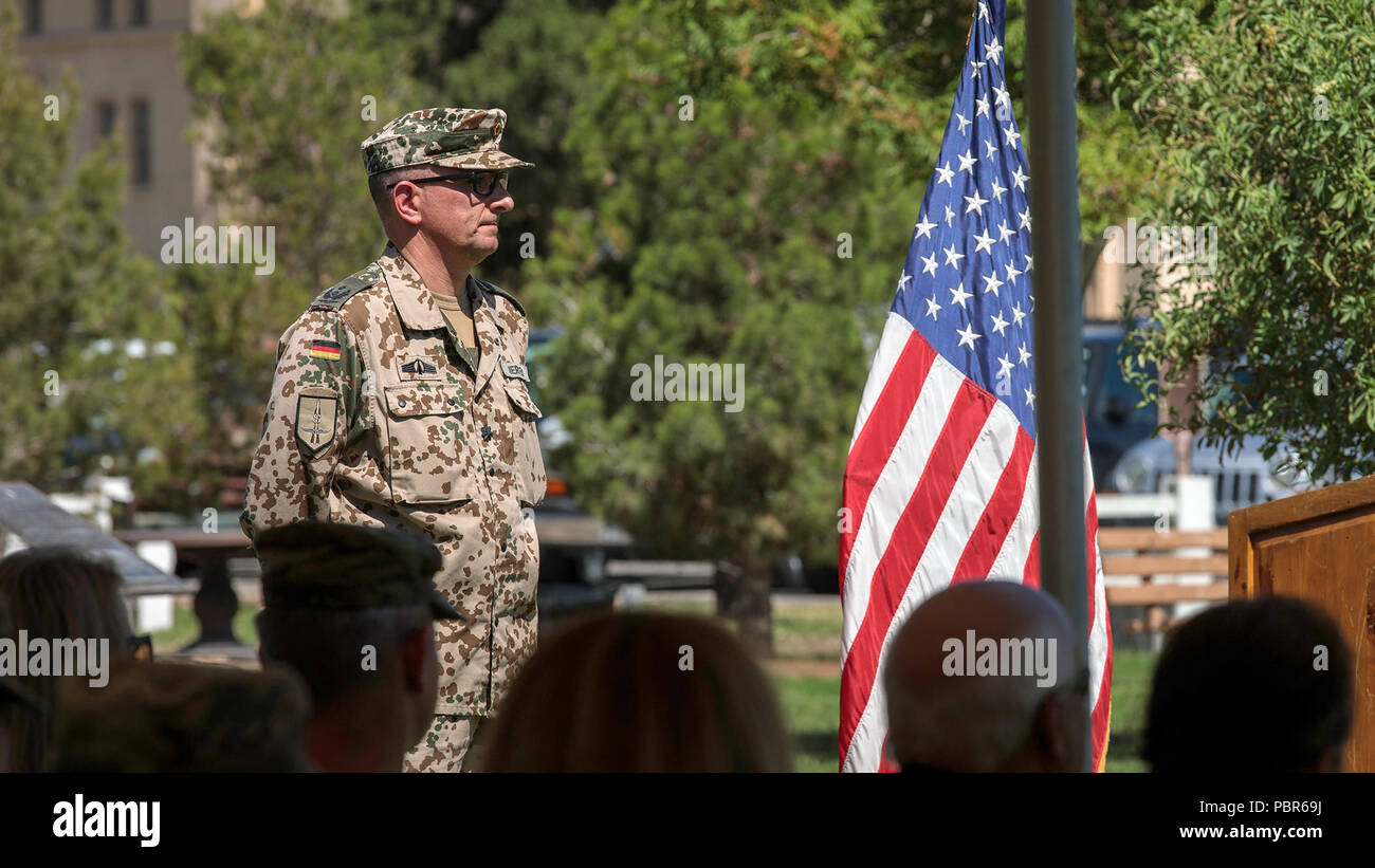 German Air Force Lt. Col. Martin Herter relinquishes command of the ...