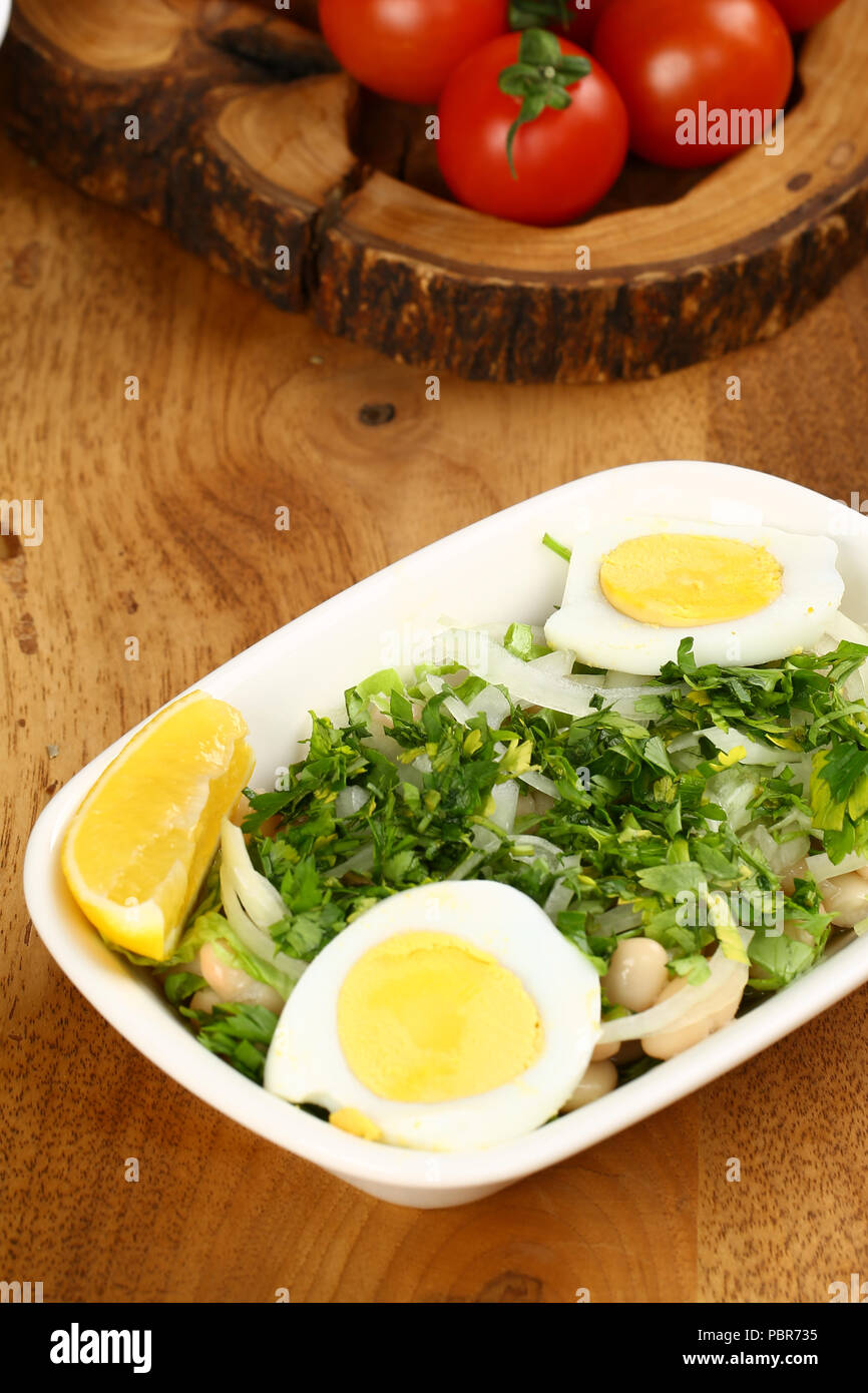 Boiled Egg Salad Stock Photo - Alamy