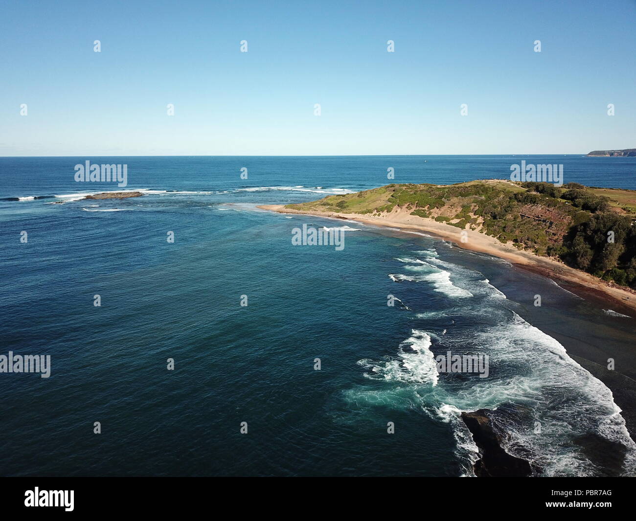 Aerial view of Long Reef Headland (Sydney NSW Australia Stock Photo - Alamy