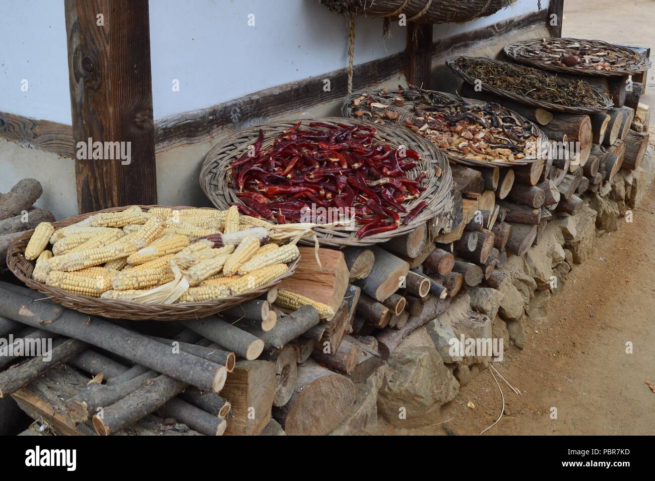 Drying Food stuffs Stock Photo - Alamy