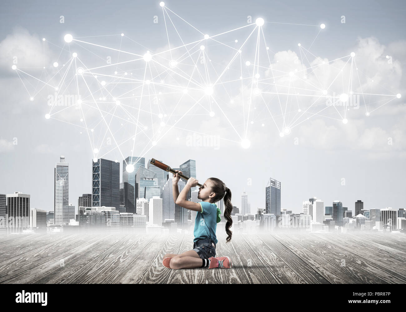 Concept of social wireless connection and internet use for commu Stock ...