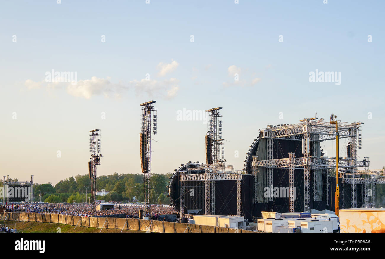 rock concert under the open sky Stock Photo - Alamy