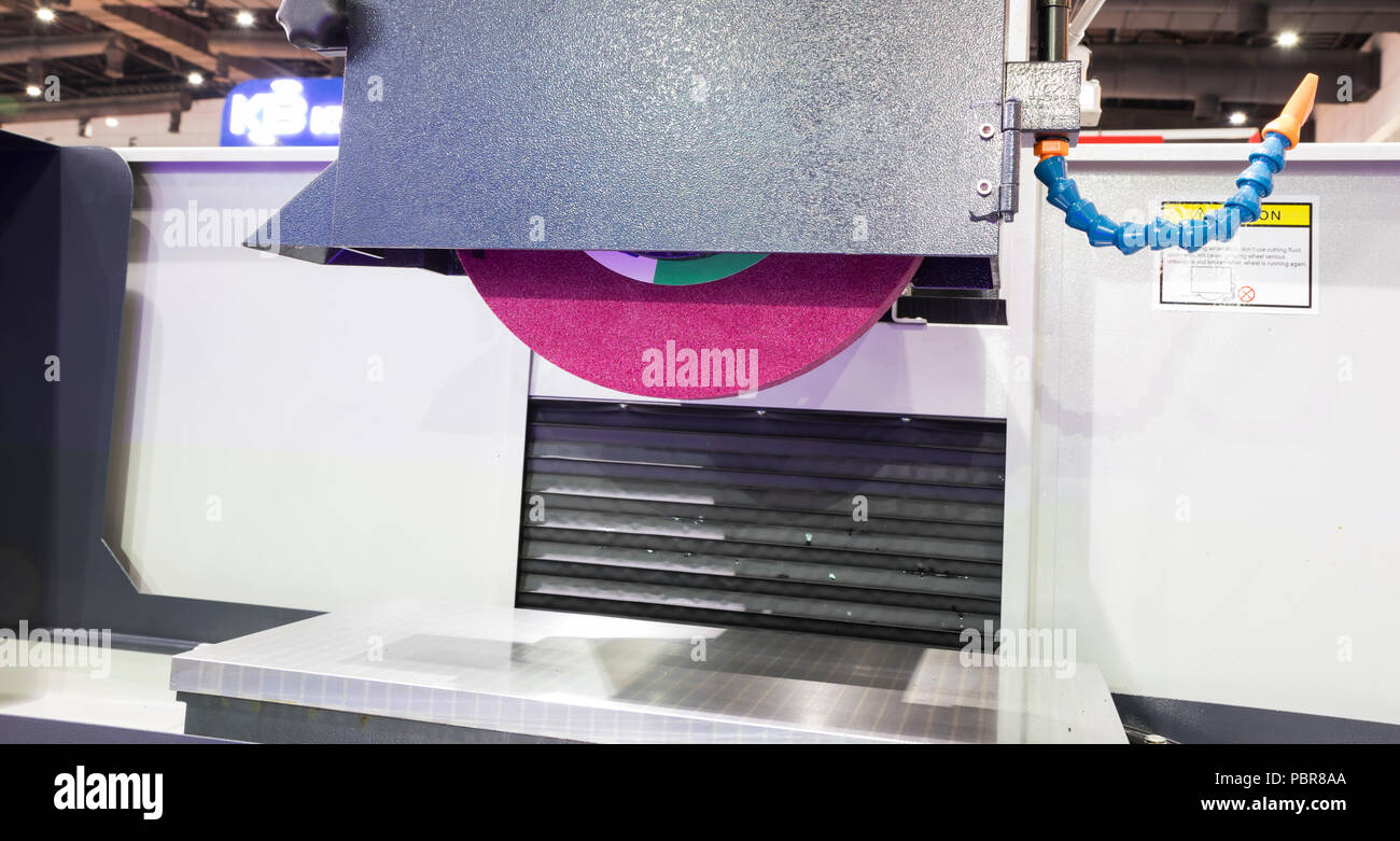 high precision horizontal grinding CNC machine;side view Stock Photo ...