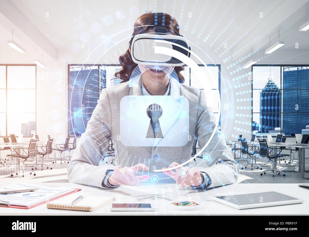 Modern security technologies Stock Photo - Alamy