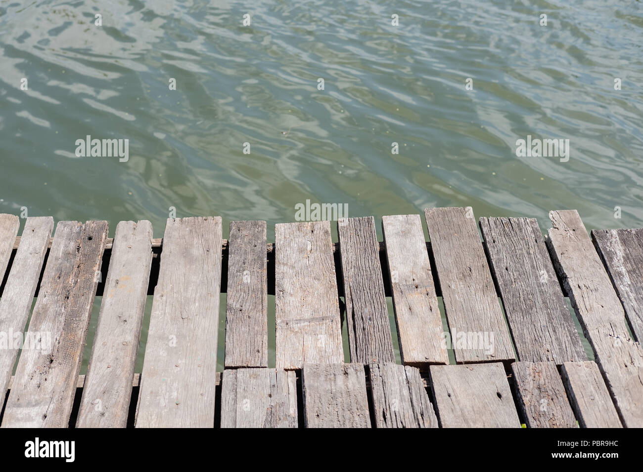 old wood pier Stock Photo - Alamy