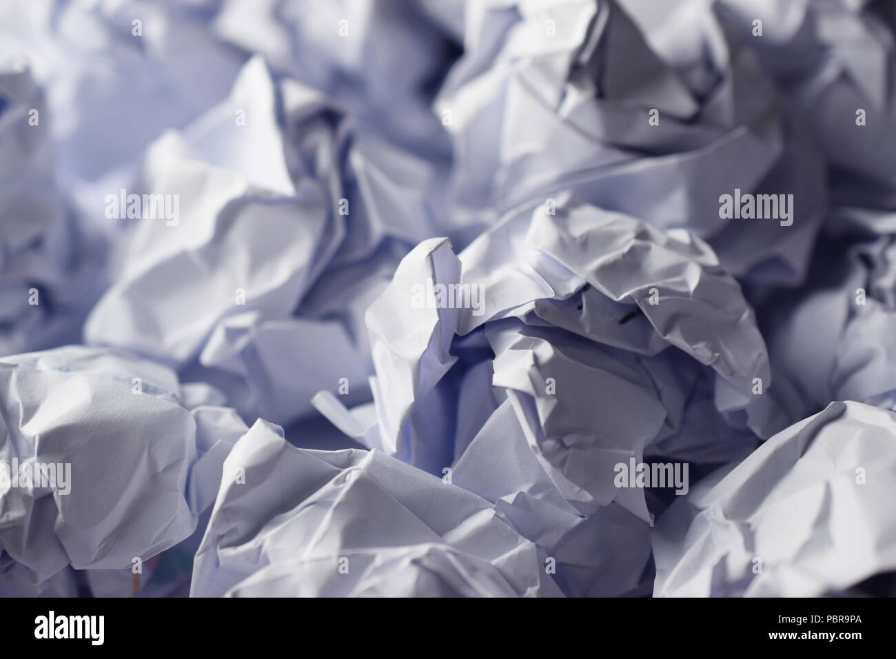 crumpled paper ball background, close-up Stock Photo - Alamy
