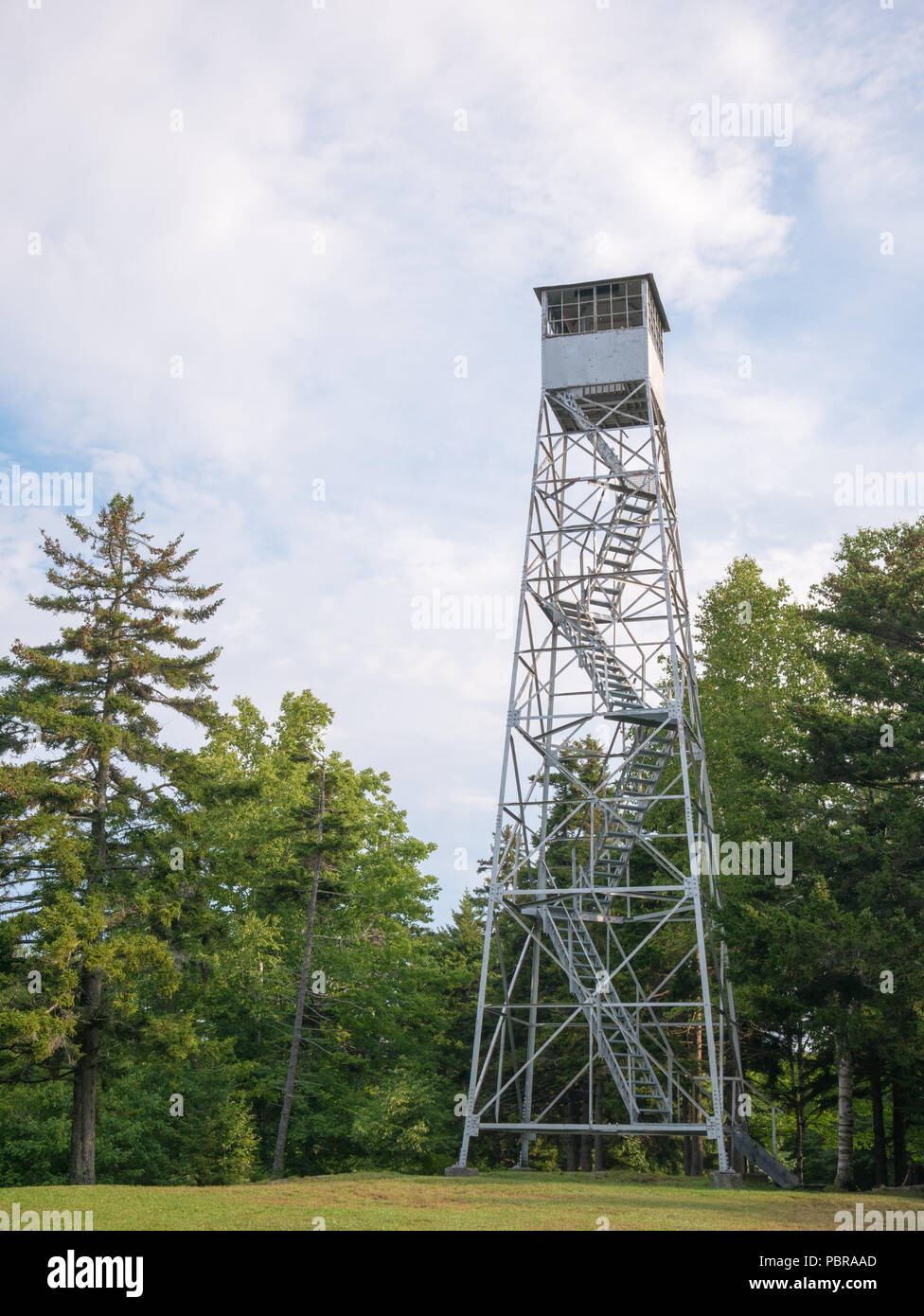 Allis State park fire tower (Vermont, U.S.A Stock Photo - Alamy
