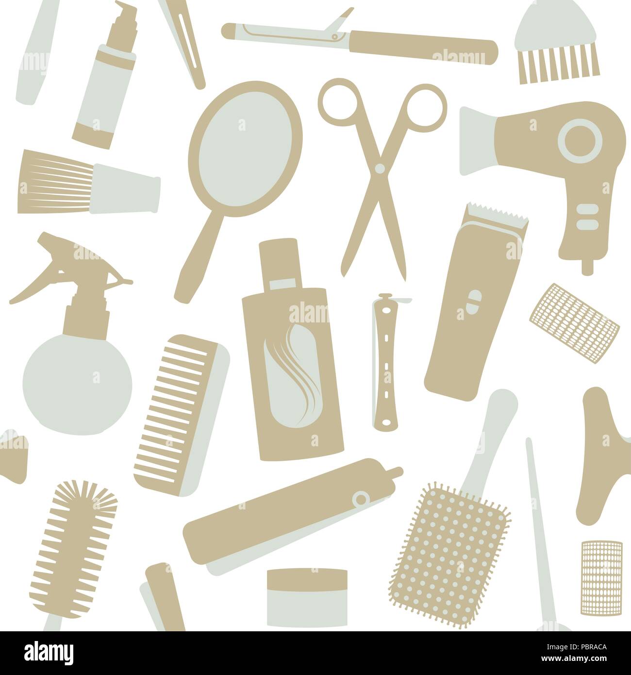 Hair styling related vector seamless hi-res stock photography and ...