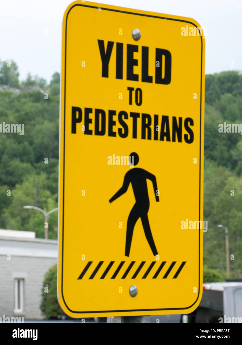 Yield To Pedestrian Signs