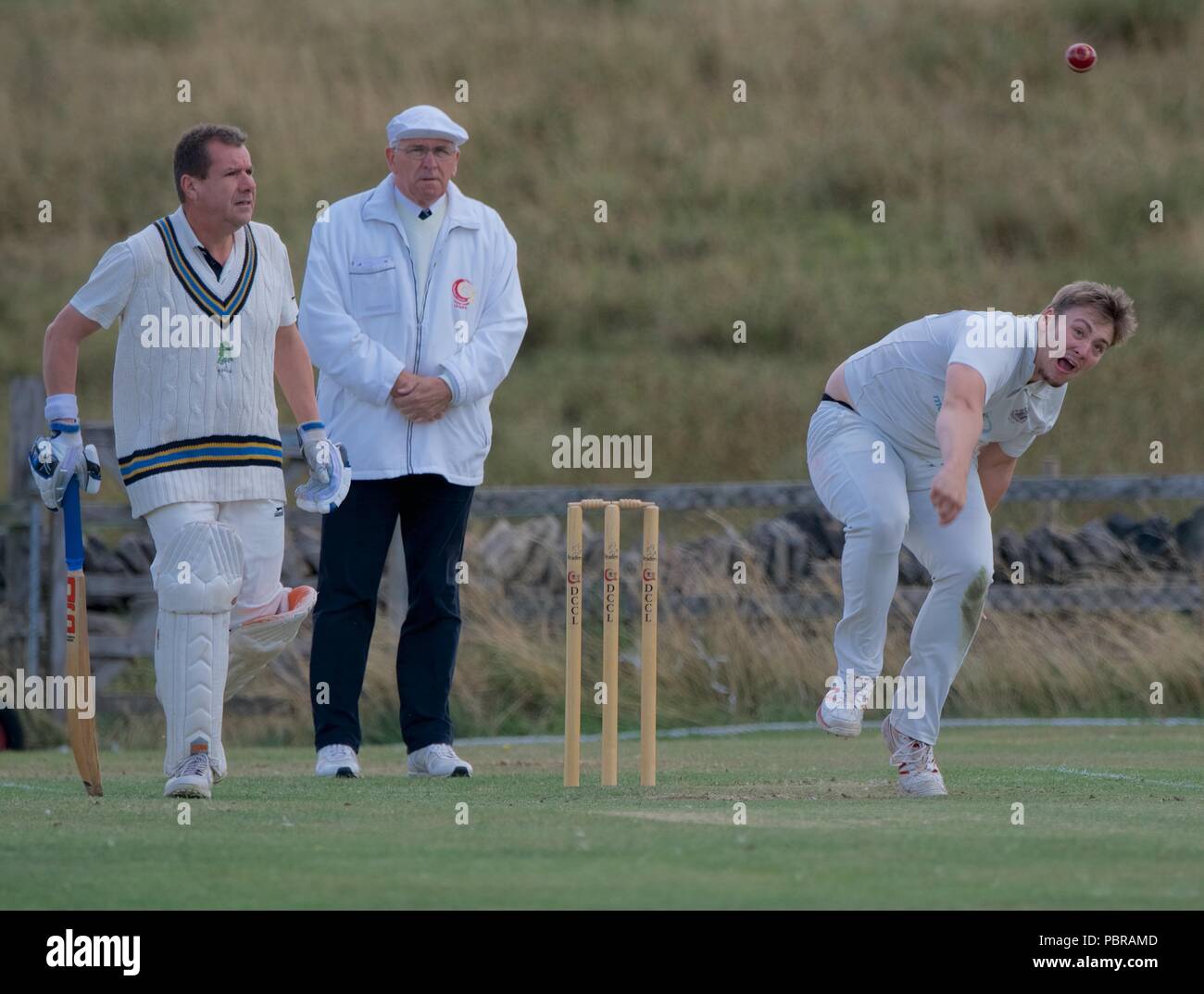 Fast bowling cricket hi-res stock photography and images - Alamy