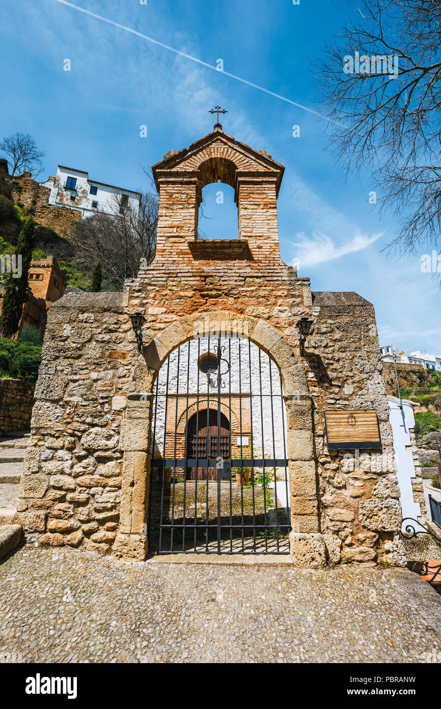 historic buildings in old town of Ronda, Spain Stock Photo - Alamy