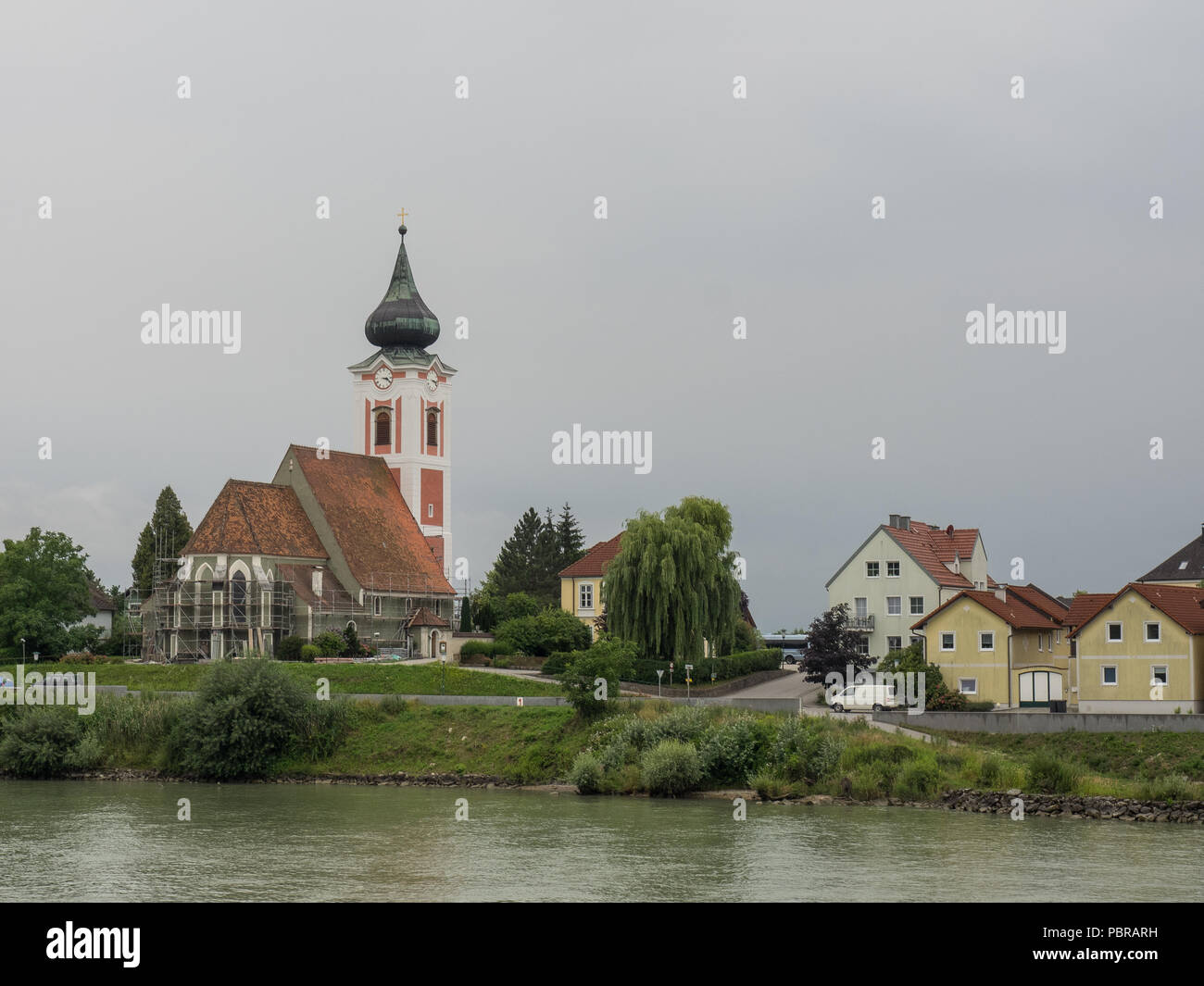 River cruise in austria Stock Photo - Alamy