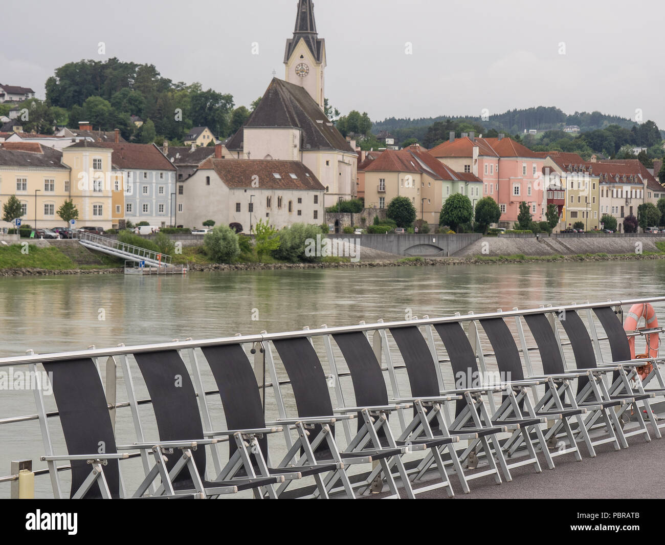 River cruise in austria Stock Photo - Alamy