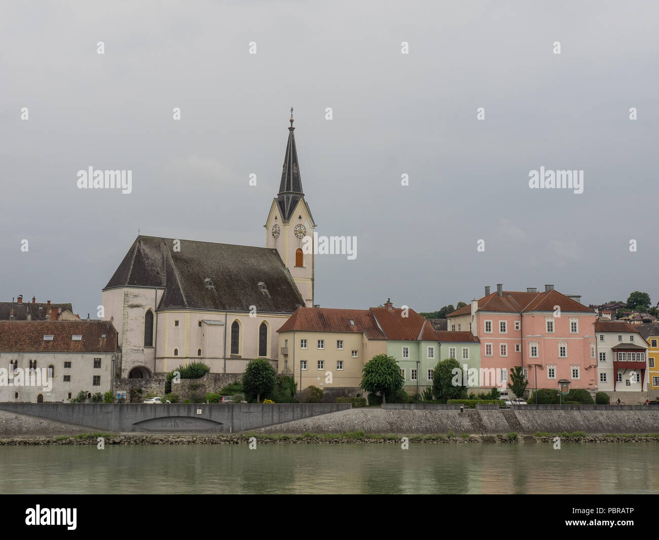 River cruise in austria Stock Photo - Alamy