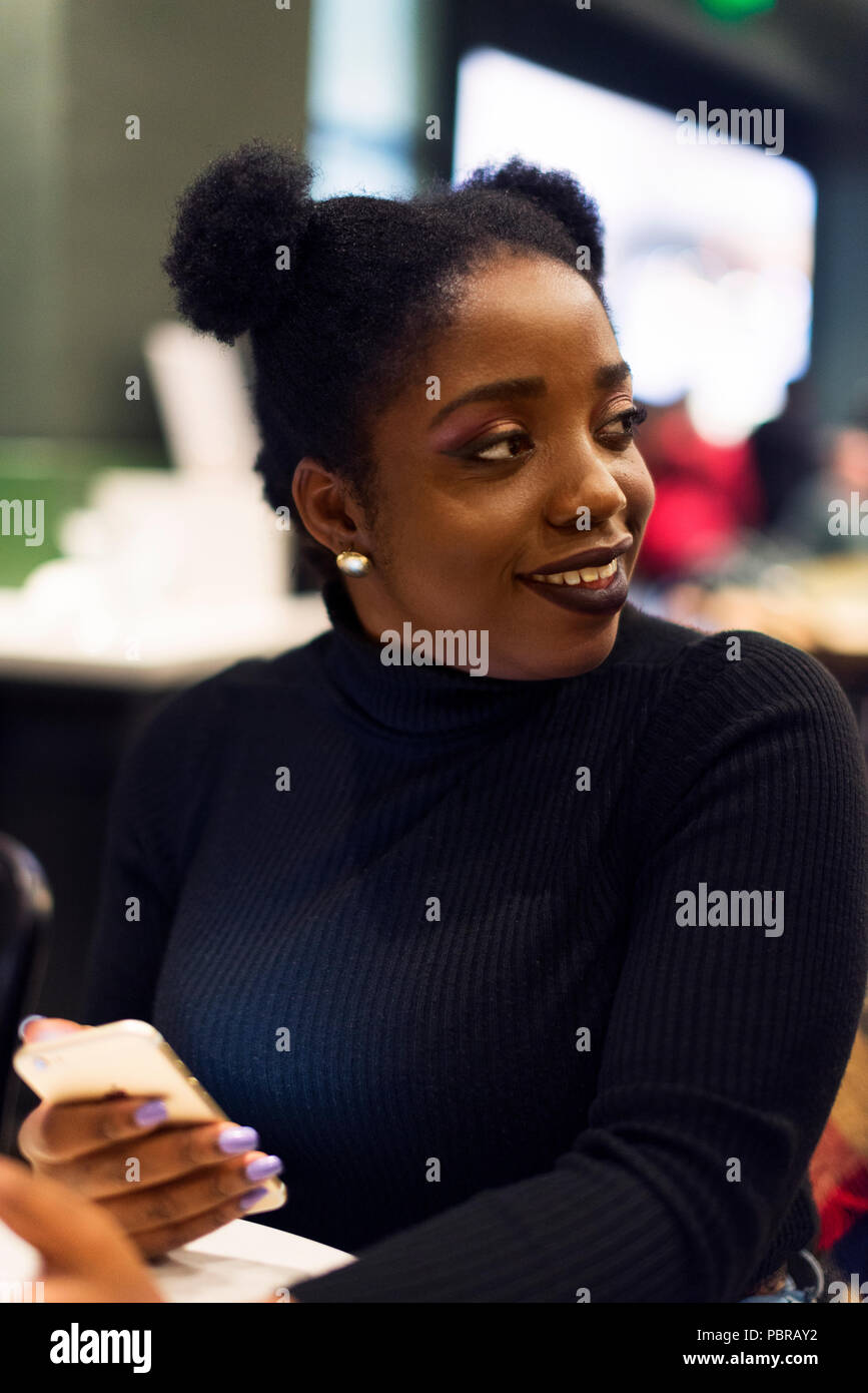 African american female expressions hi-res stock photography and images ...