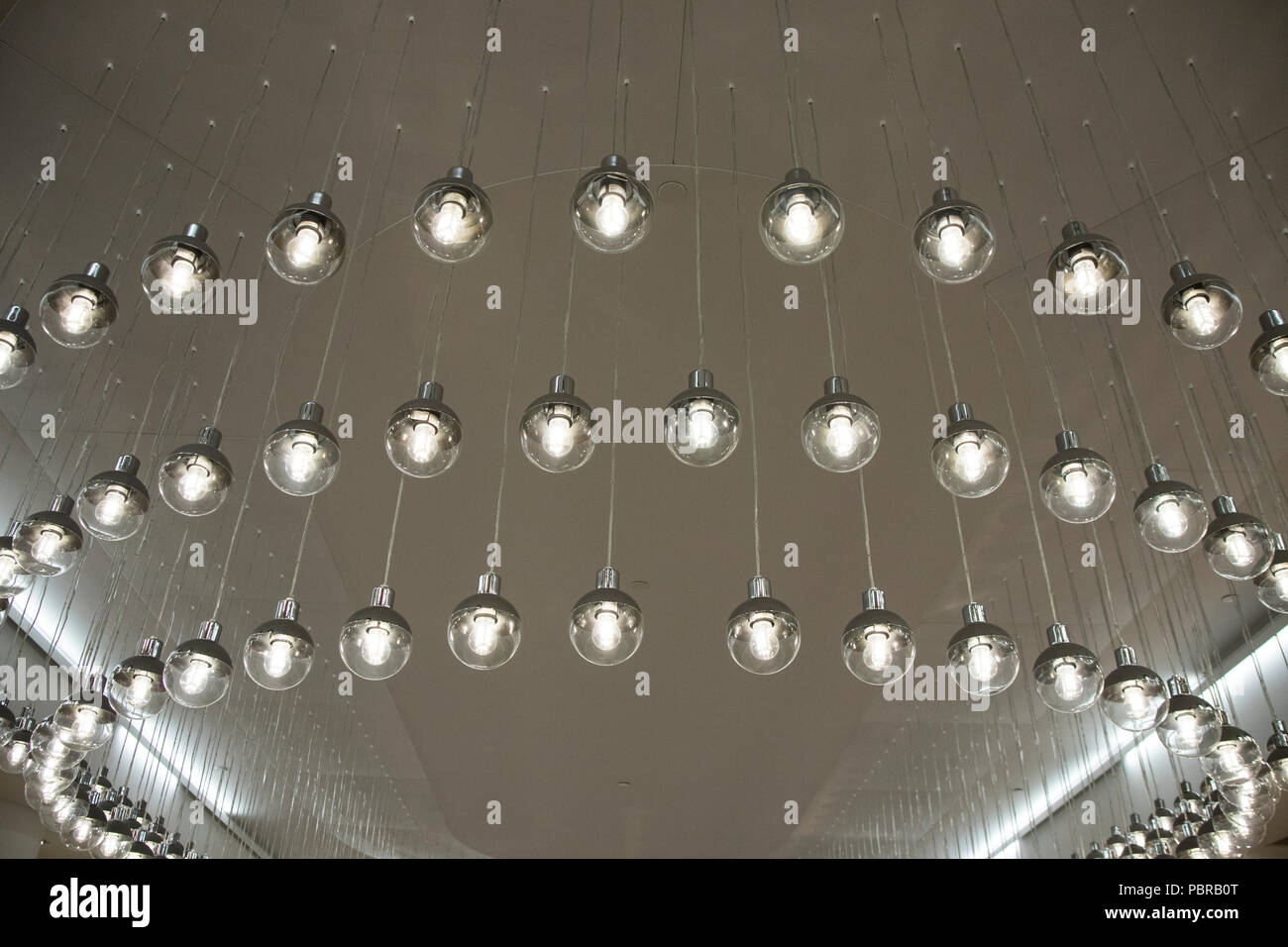 Upwards shot of lights Stock Photo - Alamy