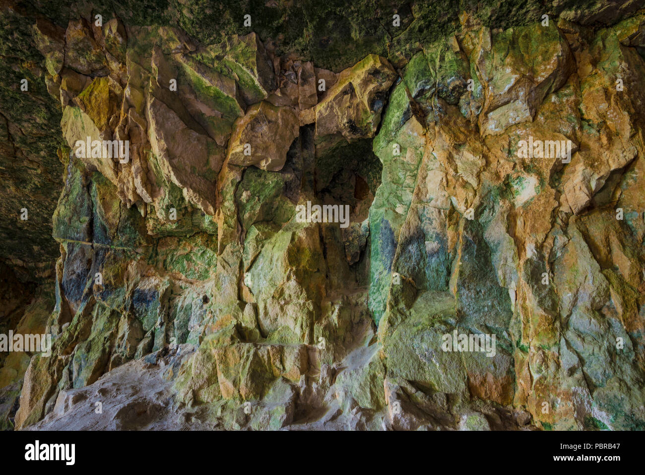 Multi-colored natural stone texture Stock Photo - Alamy