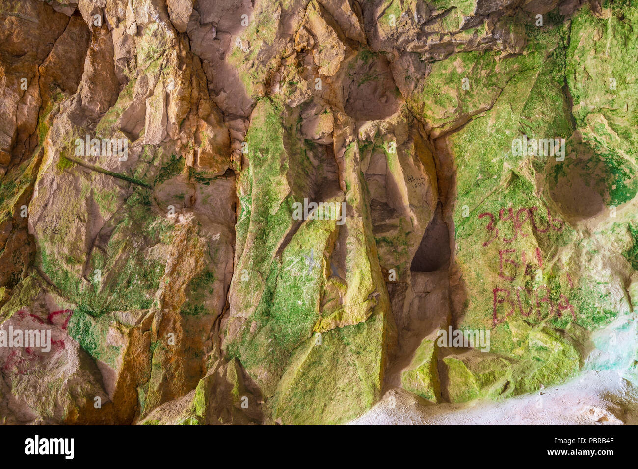 Multi-colored natural stone texture Stock Photo - Alamy