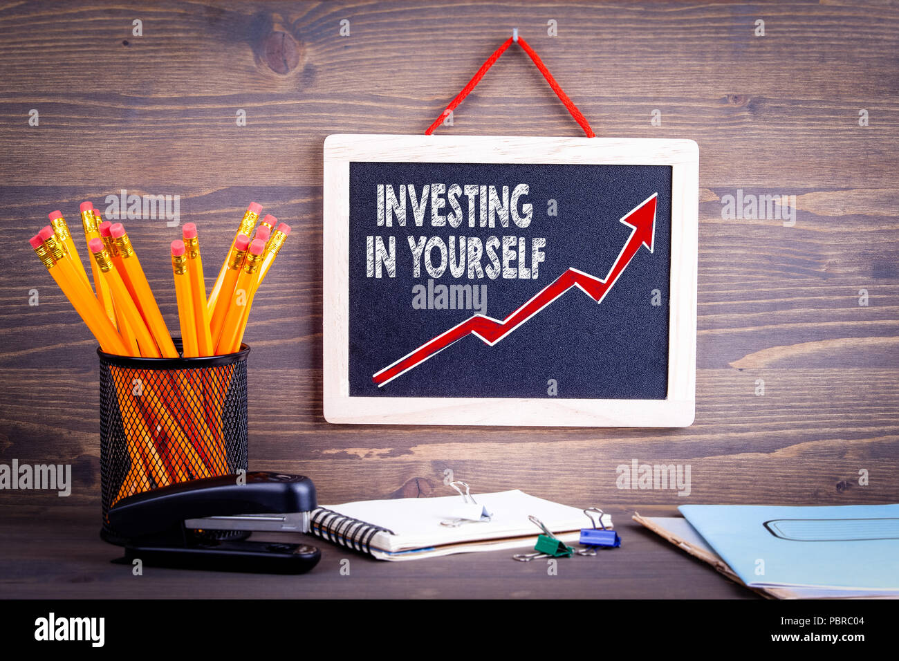 Investing In Yourself. Business success concept Stock Photo - Alamy