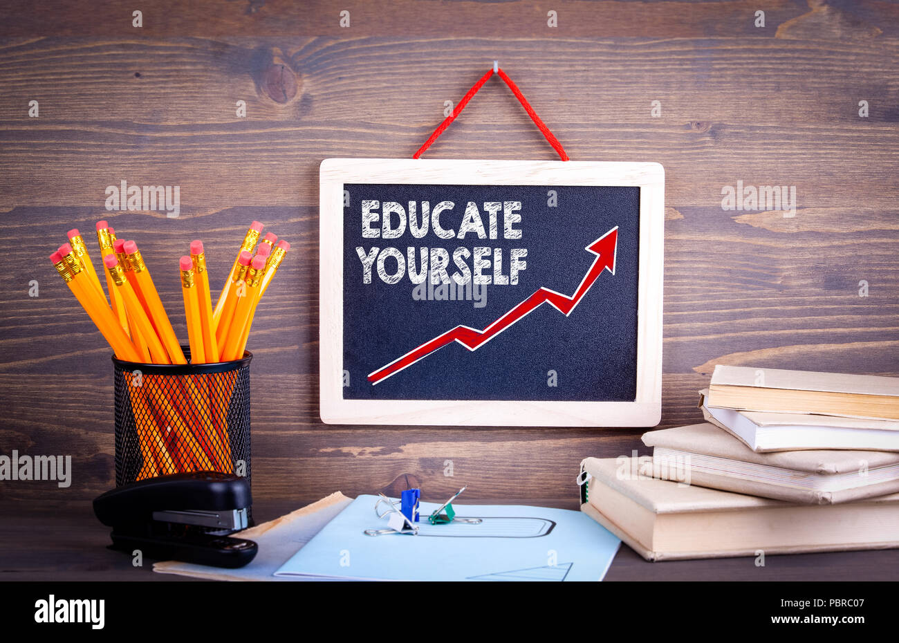 Educate Yourself concept Stock Photo - Alamy